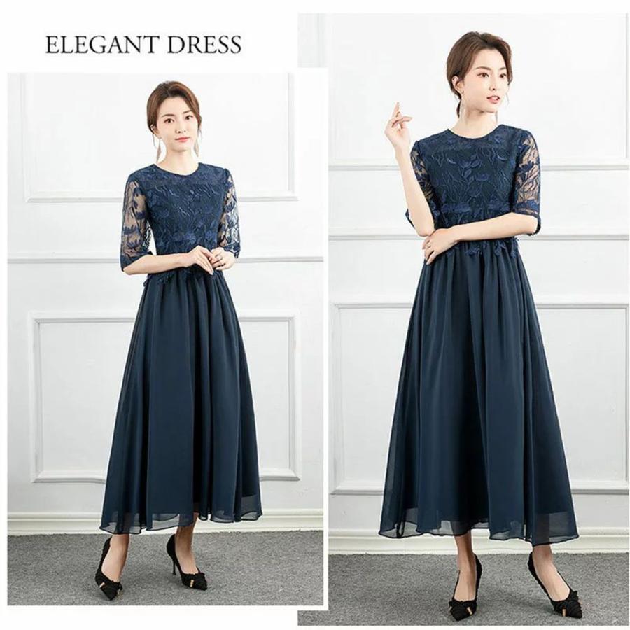 パーティードレス 結婚式 ワンピース ドレス 体型カバー 20代 30代