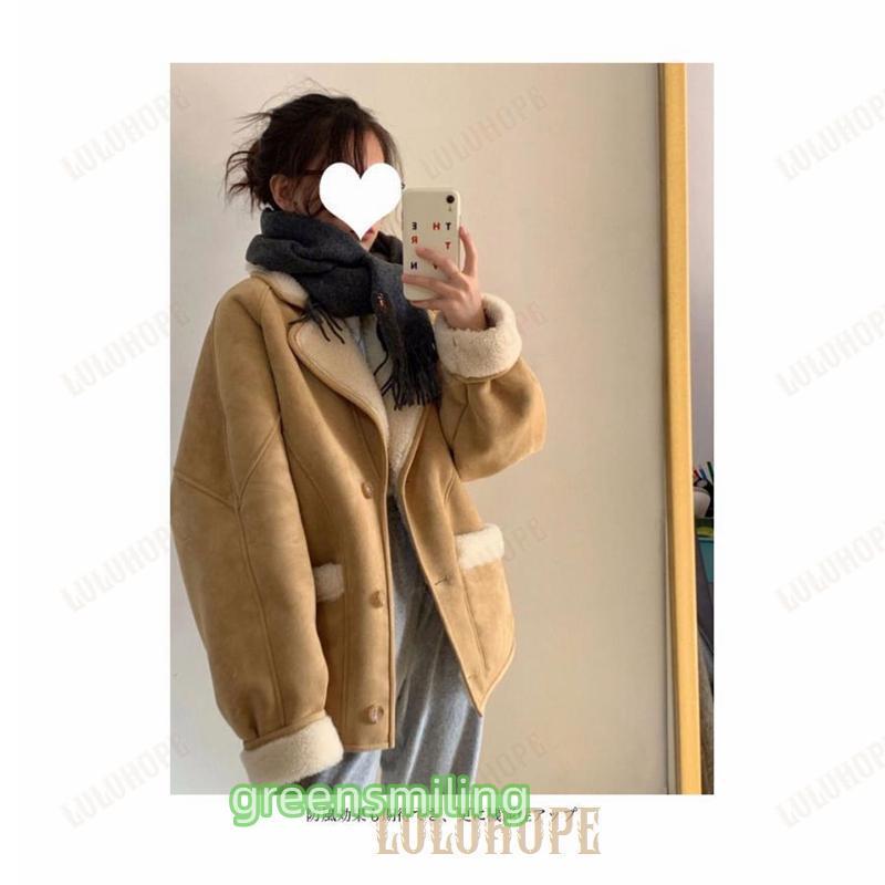 ムートンジャケット レディース スエード ジャケット 裏起毛 冬 防風