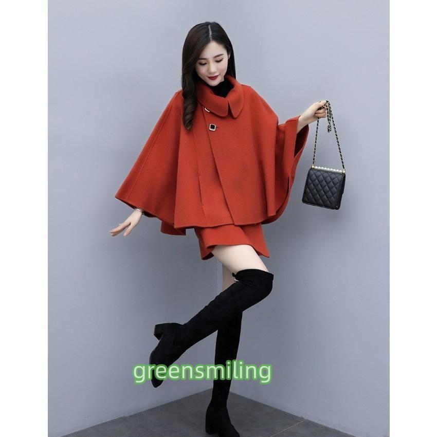 セットアップ レディース 2点セット 上下セット コート ショート パンツ ジャケットトップス 大きいサイズ 秋 冬 着痩せ 通勤 おしゃれ カジュアル 大人 OL : Green ...