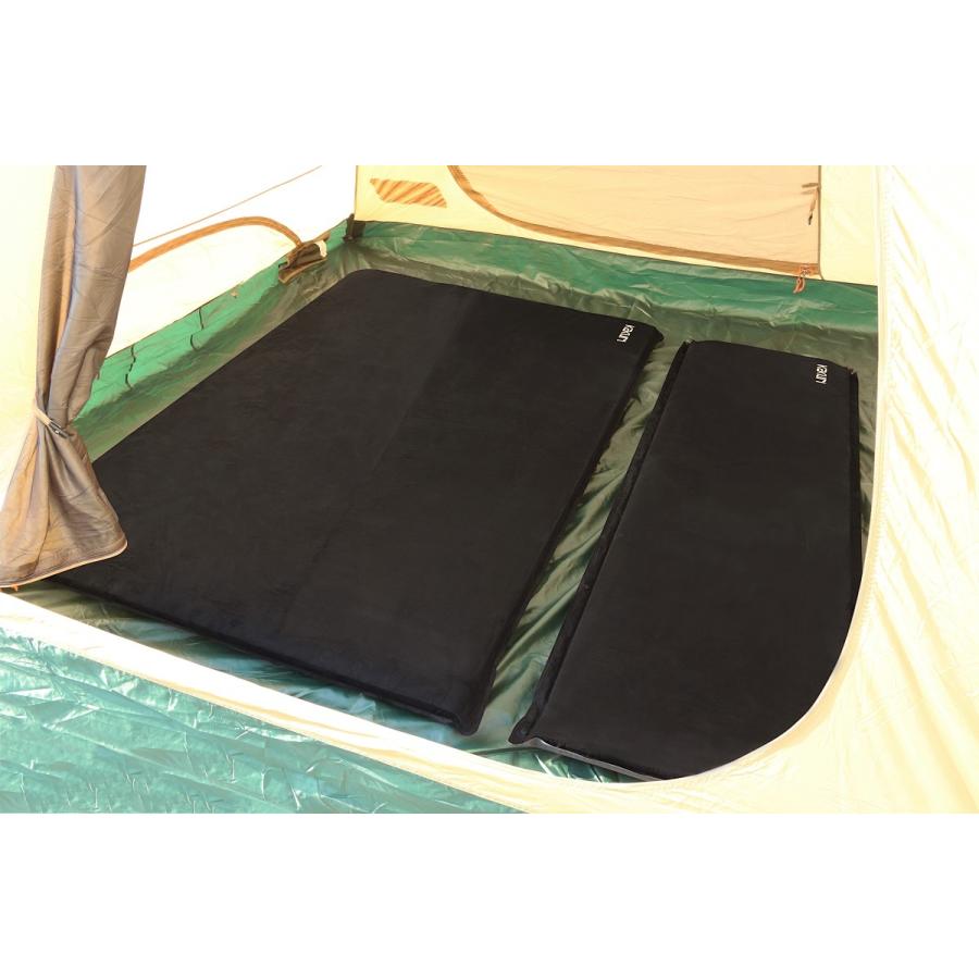 インフレーターマット 7cm厚 約196×63cm 収納袋付 シングル アウトドア