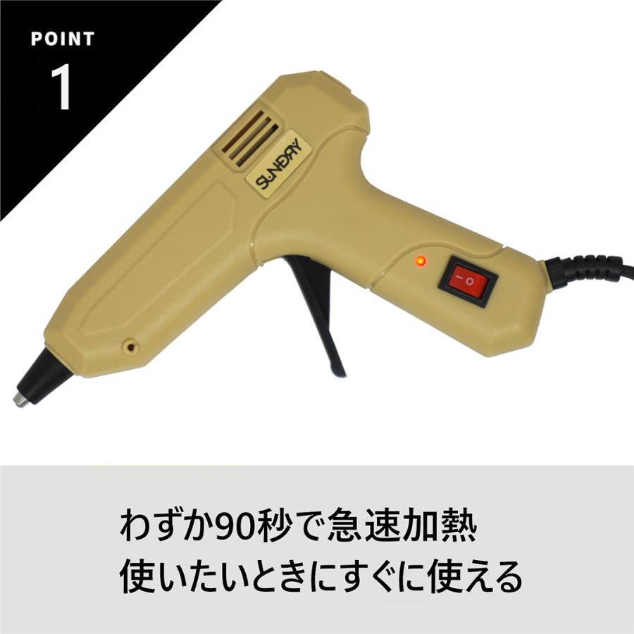 SUNDRY（角利産業） SUNDRY グルーガンセット 90秒急速加熱 ティック30本付き 収納ケース入り 54200050 : green tools Yahoo!店 - 通販 ...