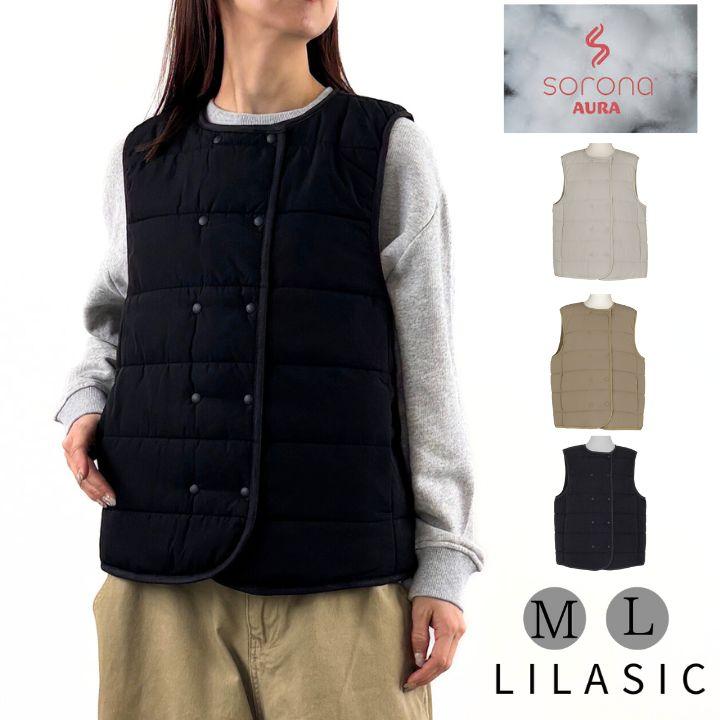 LILASIC ノースオブジェクト リラシク SORONA? 中綿ベスト 中綿 中わた キルティング ベスト レディース アウター [M便 不可] : green up - 通販 ...