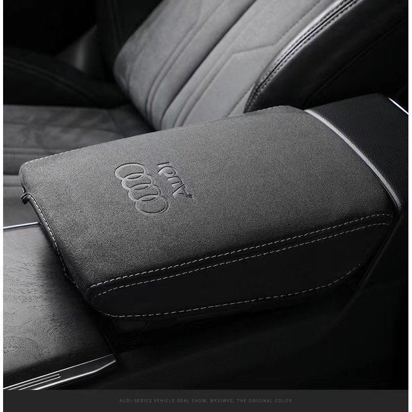 アウディAUDIロゴA6L/A7A4L/A5A3Q5Q5LQ3Q2LA3L専用Alcantaraスエードステッチ加工アームレストカバーアームレストボックスカバー : グリーンバレーYahoo ...