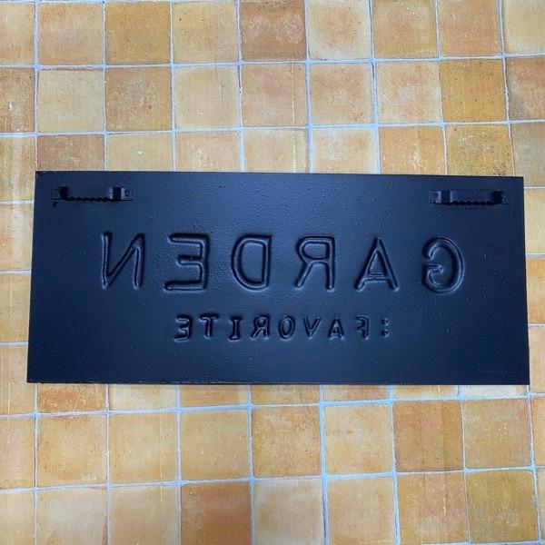 アイアン ファヴォリートプレート グリーン（UN1287）壁掛け飾り :20211006k-1:グリングリン - 通販 - Yahoo!ショッピング