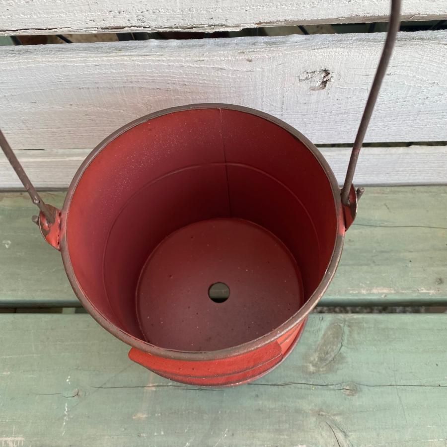 ブリキ ポストハングS レッド(UN1479）穴あきプランター : 20220304k-7 : グリングリン - 通販 - Yahoo!ショッピング