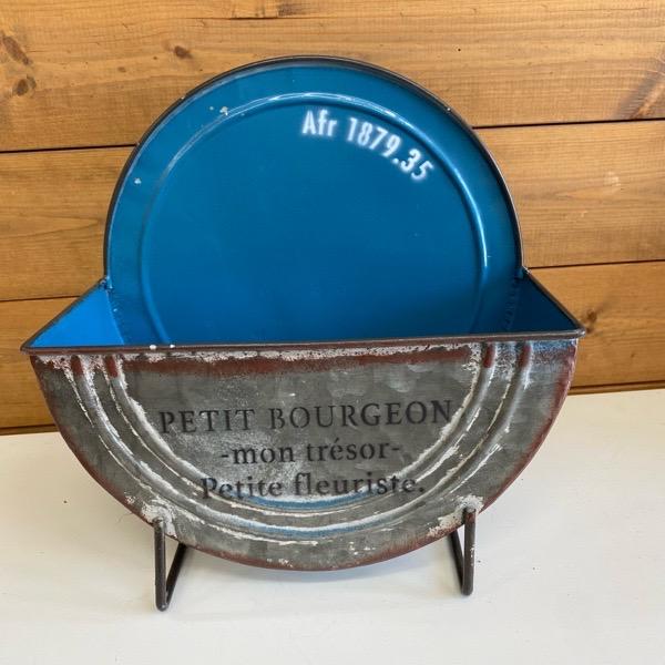 ブリキ プティブルジョンスタンド グレー(UN1727）穴あきプランター : 20230511k-2 : グリングリン - 通販 ...