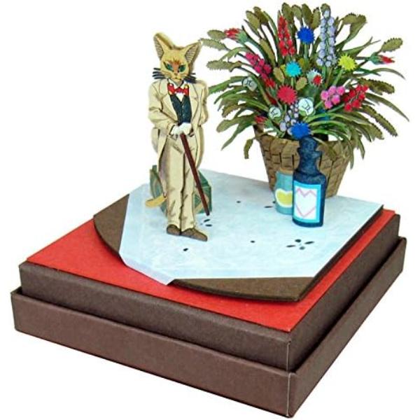 耳をすませば みにちゅあーとキットmini 〜バロン〜 (MP07-51) ペーパークラフト/ジオラマ/組み立て/作る名シーン/ミニチュアートキットミニ :20231009-27296:グリン ...