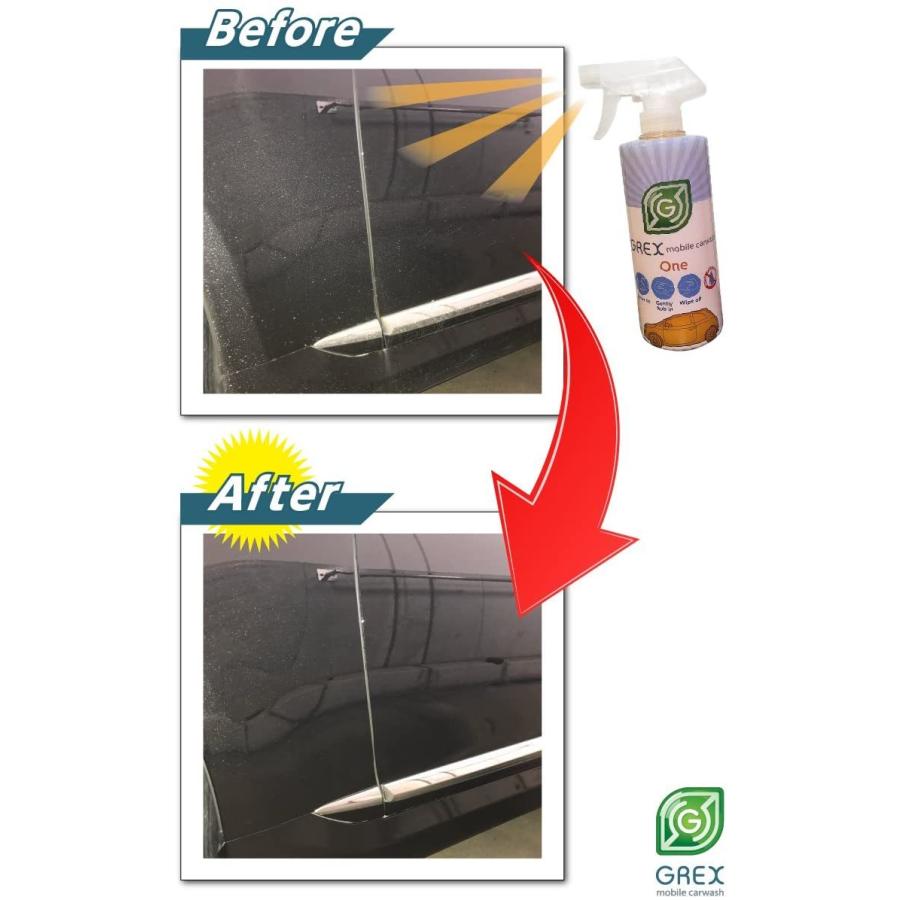 水なし洗車用クリーナー GREX Mobile Carwash ONE 500ml スプレーボトル : GREX Mobile Carwash ...