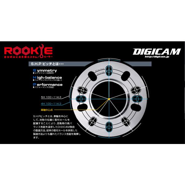 DIGICAM☆鍛造ハブリング付スペーサー[5mm/73-66] 2枚 : grid-tire02-shopping - 通販 - Yahoo!ショッピング