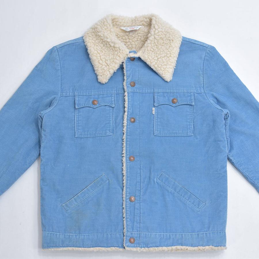 Levi's 70s〜 アメリカ製 Levi's70725 コーデュロイ ランチジャケット ヴィンテージ シェルパ ボア ジャケット カラー ...