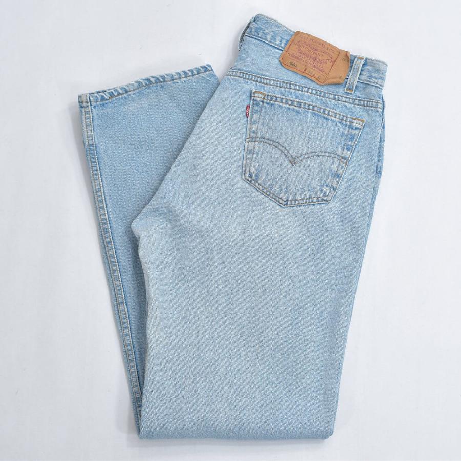 Levi's 90s アメリカ製 Levi's501-0193 リーバイス デニムパンツ ジーンズ ヴィンテージ ライトブルー ジーパン ...