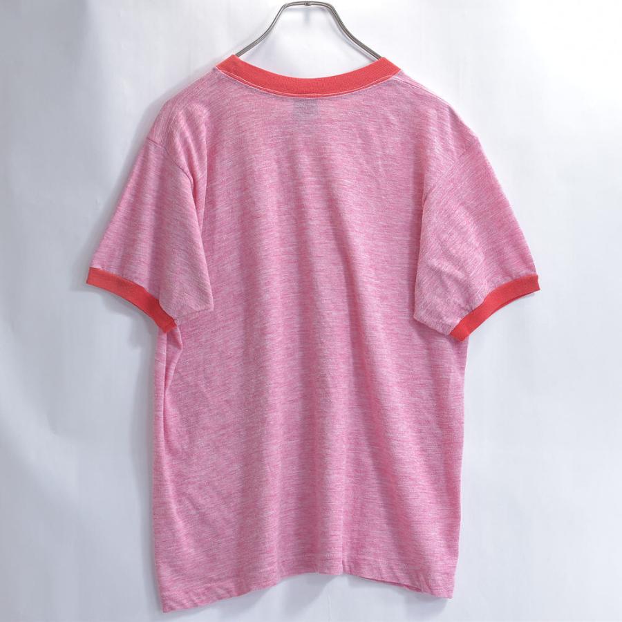 VINTAGE 70〜80s Vintage Blank リンガーTシャツ 霜降りピンク 無地 シンプル トリムTシャツ オールド ヴィンテージ : 古着屋 grin days memory ...