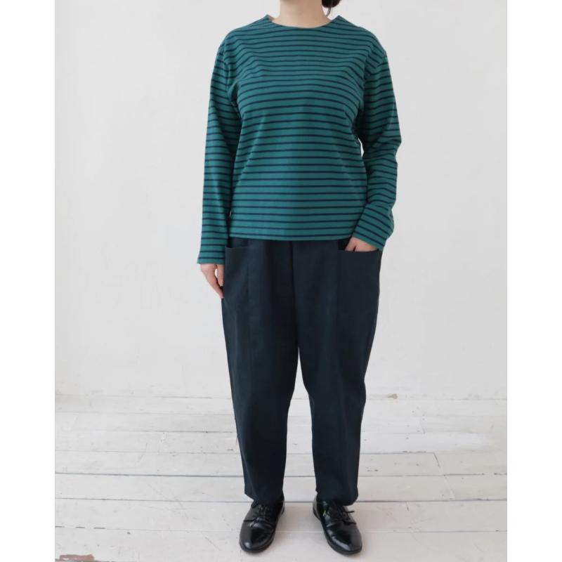 YARRA (ヤラ) 配色ボーダープルオーバー YR-1441-201 : 1441-201 : 大人ナチュラル服.雑貨-Grindel - 通販 - Yahoo!ショッピング