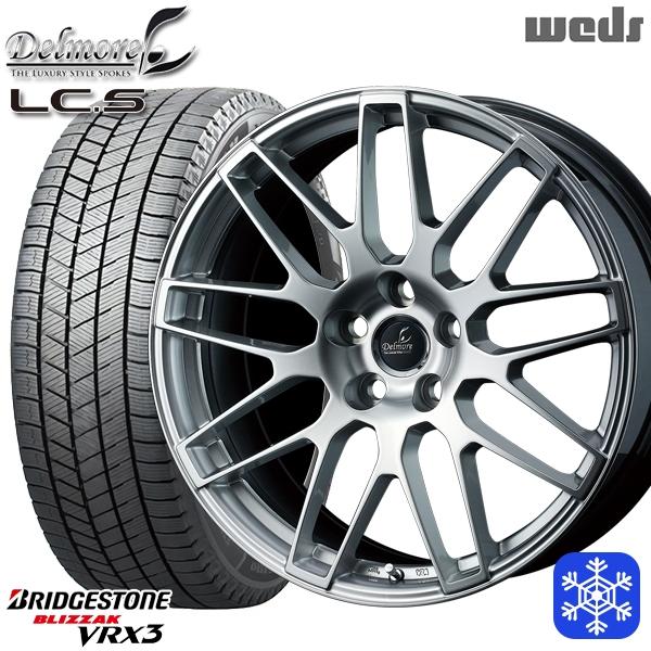 ブリザック レクサスIS 235/45R18インチ ブリヂストン VRX3 5H114.3 スタッドレスタイヤホイール4本セット Weds ウェッズ デルモア LCS HS : タイヤホイール ...