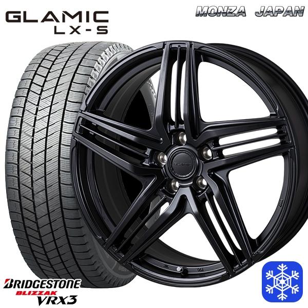 235/60R18インチ ブリヂストン ブリザック VRX3 5H114.3 スタッドレスタイヤホイール4本セット グラミック LX-S : lxs-1875-1145m-23560vrx3e ...
