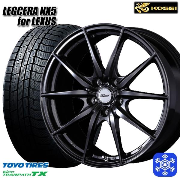 ウィンタートランパス 235/60R18インチ TOYO トーヨー ウィンター トランパス TX 5H114.3 スタッドレスタイヤホイール4本セット KOSEI LEGCERA レグセラ ...
