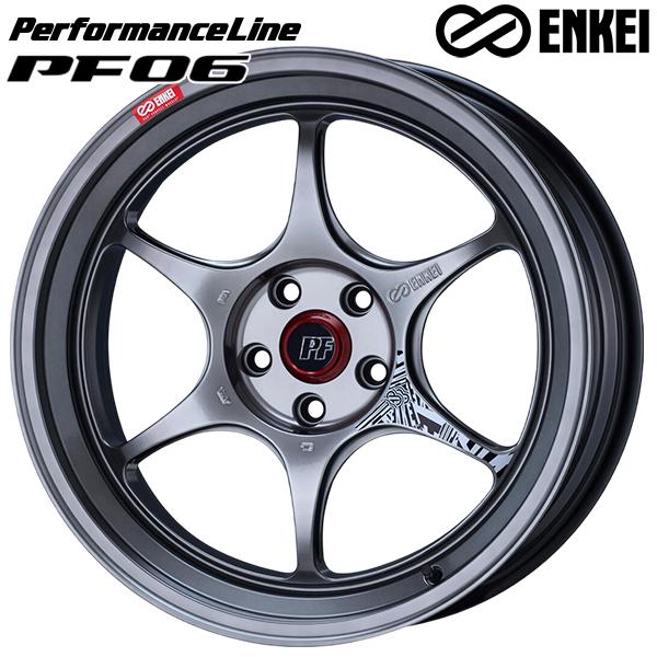 ENKEI（エンケイ） パフォーマンスライン PF06 16インチ 7.0J 5H100 +45 ハイパーシルバー アルミホイール単品 1本 ...