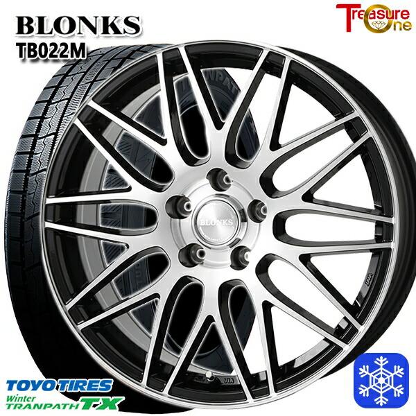 ウィンタートランパス 235/60R18インチ TOYO トーヨー ウィンター トランパス TX 5H114.3 スタッドレスタイヤホイール4本セット ブロンクス TB022M : タイヤ ...