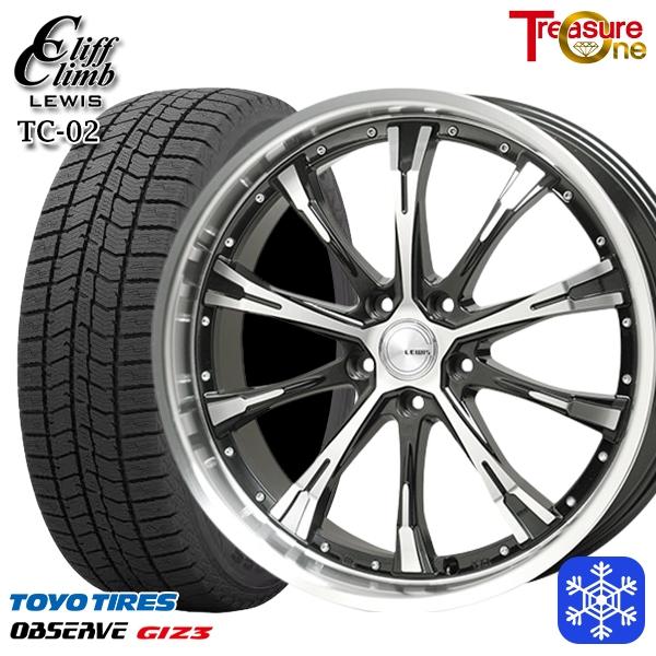 TOYO TIRES 235/50R18インチ トーヨー オブザーブ ギズ3 GIZ3 5H114.3 スタッドレスタイヤホイール4本セット クリフクライム TC02 : タイヤホイール専門店 ...