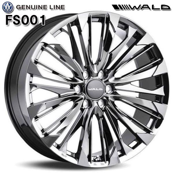 WALD ヴァルド ジェニュインライン FS001 24インチ 10.0J 6H139.7 +55 DBC アルミホイール単品 4本セット ...