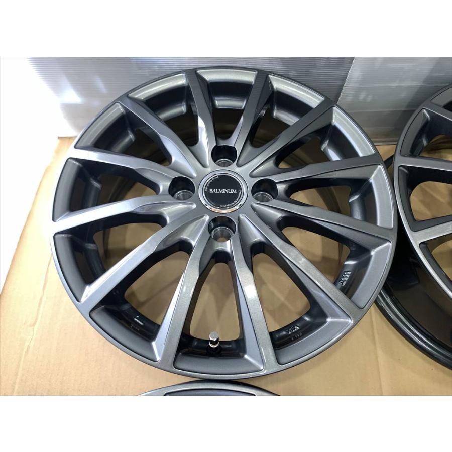 BALMINUM 在庫 BRIDGESTONE BALMINUM AR12 アルミホイール 15 5.5j +42 ガンメタ グレー 系 4穴 100 : タイヤホイール専門店グリップ ...