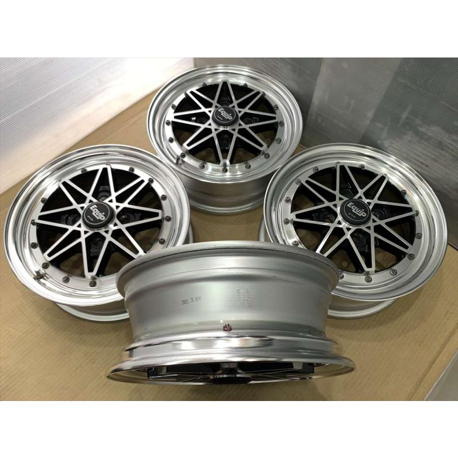 WORK WORK Equip 03 3ピースアルミホイール 14 5j +42 ブラックポリッシュ 4穴 100 : タイヤホイール専門店グリップ - 通販 - Yahoo!ショッピング