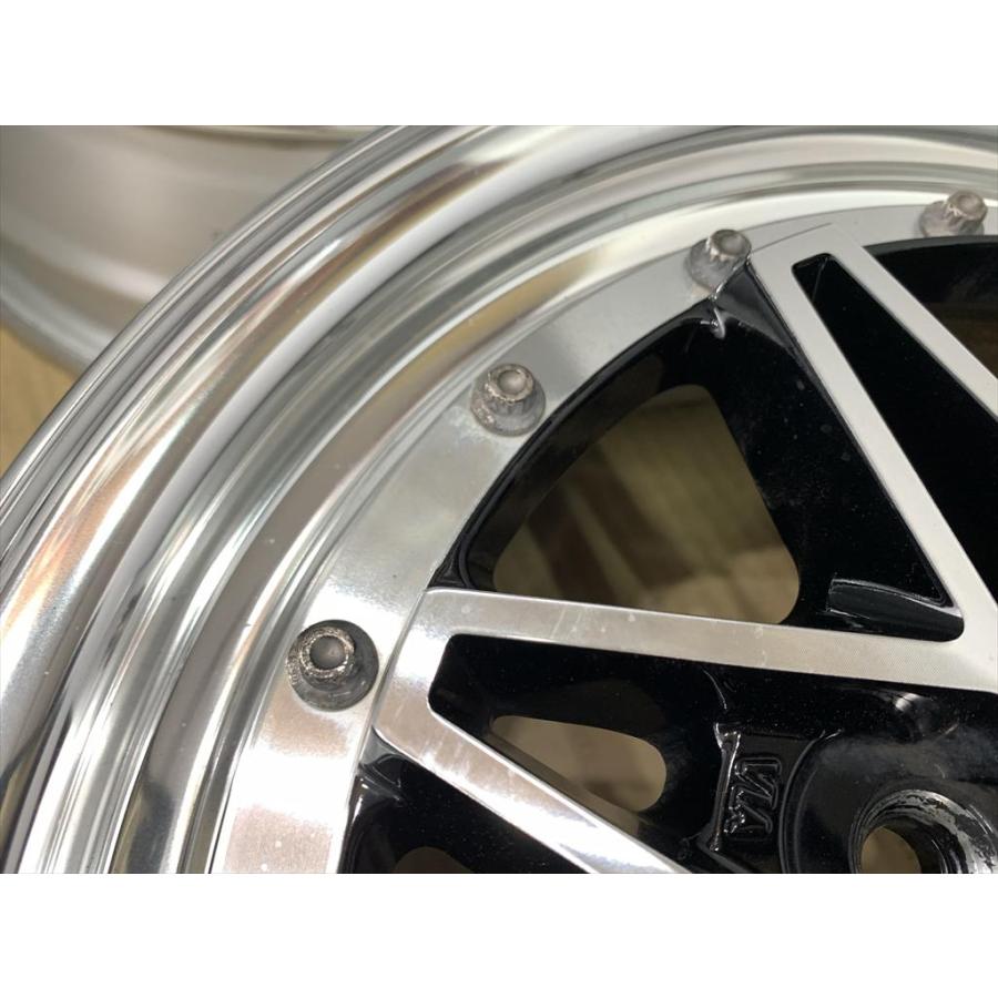 WORK WORK Equip 03 3ピースアルミホイール 14 5j +42 ブラックポリッシュ 4穴 100 : タイヤホイール専門店グリップ - 通販 - Yahoo!ショッピング