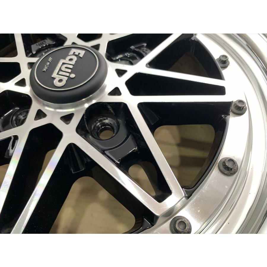 WORK WORK Equip 03 3ピースアルミホイール 14 5j +42 ブラックポリッシュ 4穴 100 : タイヤホイール専門店グリップ - 通販 - Yahoo!ショッピング