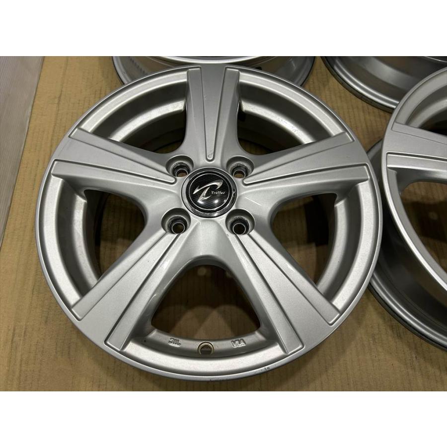 WEDS weds Treffer アルミホイール 14 4.5j +45 シルバー 系 4穴 100 5本スポーク : タイヤホイール専門店グリップ - 通販 - Yahoo!ショッピング