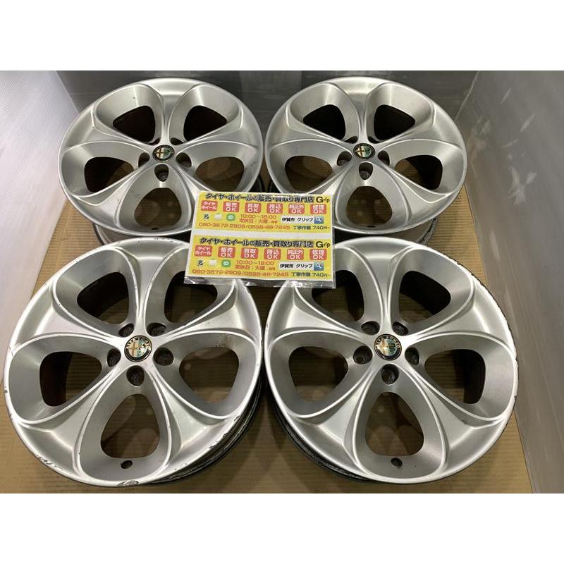 アルファロメオ アルファロメオ 純正アルミ 17 7j +40.5 シルバー 銀 5穴 98 : タイヤホイール専門店グリップ - 通販 - Yahoo!ショッピング