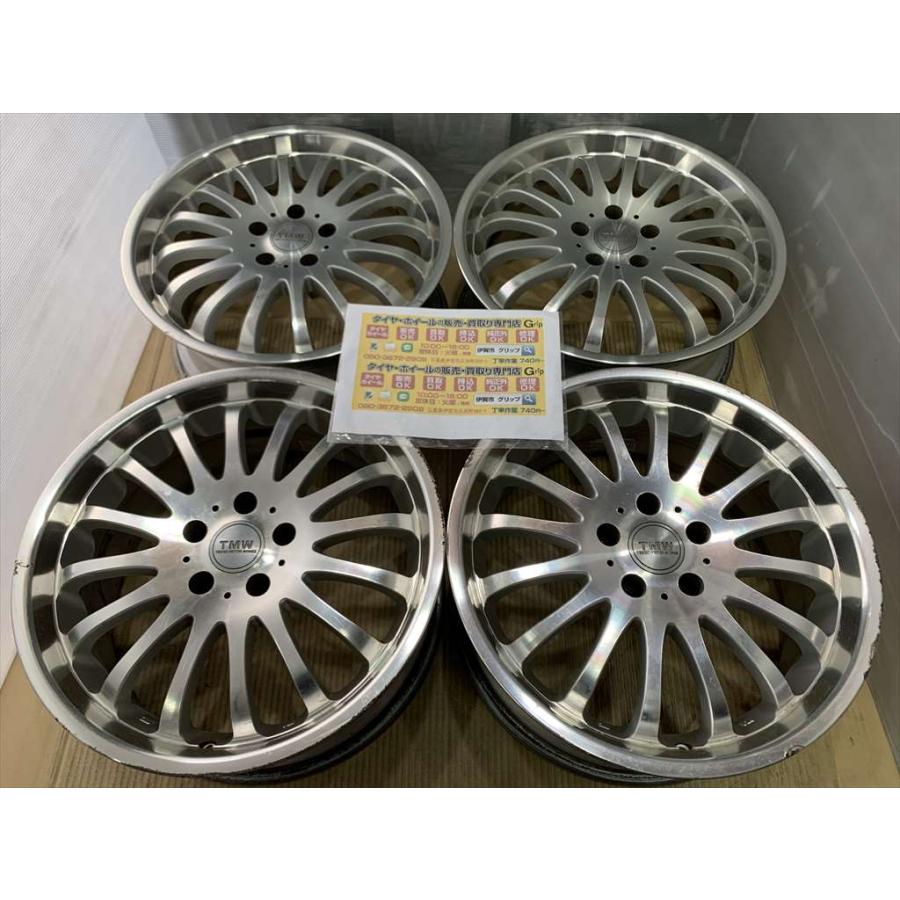 TMW フィン アルミホイール 18 8j +38 ポリッシュ 5穴 112 : タイヤホイール専門店グリップ - 通販 - Yahoo!ショッピング