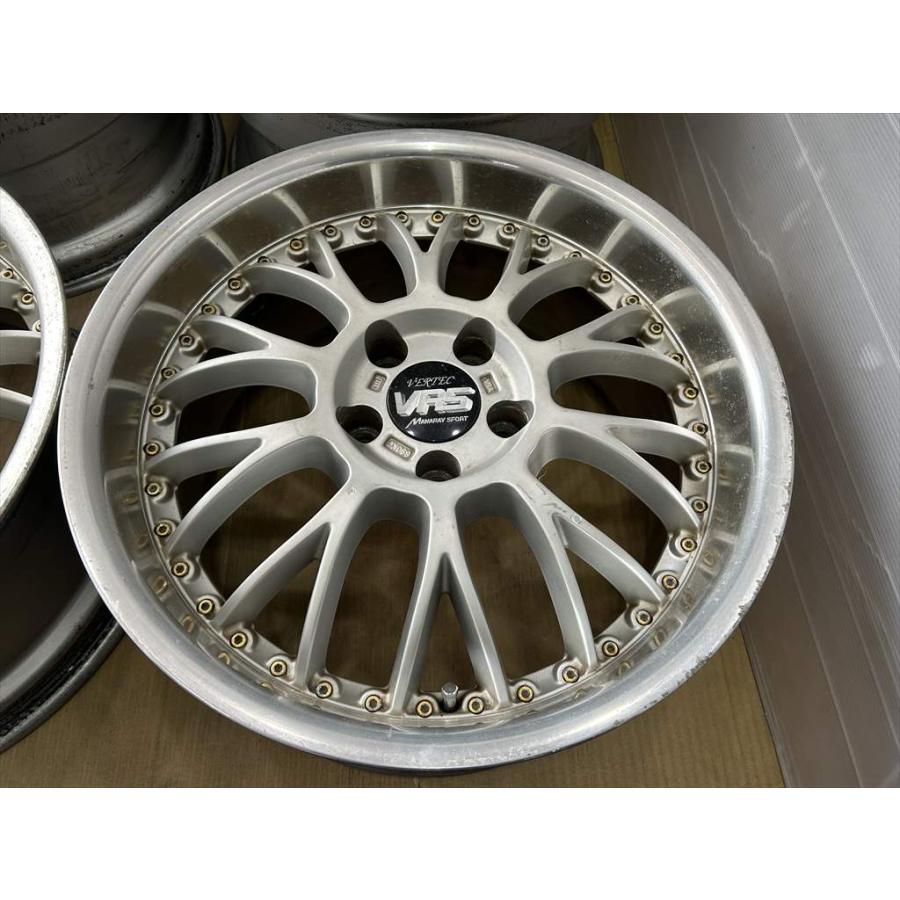 マナレイ 当時モノ VERTEC VR5 深リム ホイール 18 8.5j +35 / 9.5j +45 シルバー 系 5穴 114.3 VIP : タイヤホイール専門店グリップ - 通販 ...