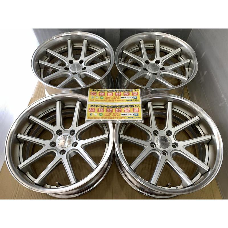 WORK WORK グノーシス GD3 19 9j +10 / 10j +25 1本要リペア ダイアモンドカットリム 5穴 120 : タイヤ ...