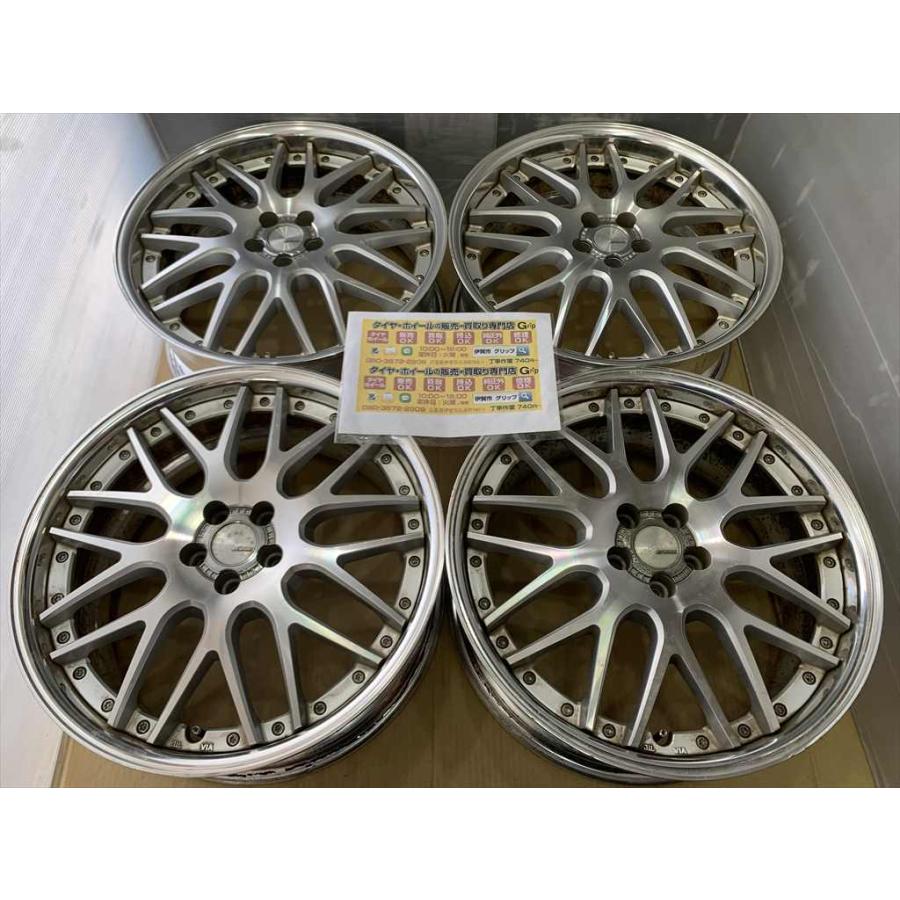WORK WORK LANVEC LM1 2ピース 19 8j +53/+45 ポリッシュ 5穴 100 : タイヤホイール専門店グリップ ...