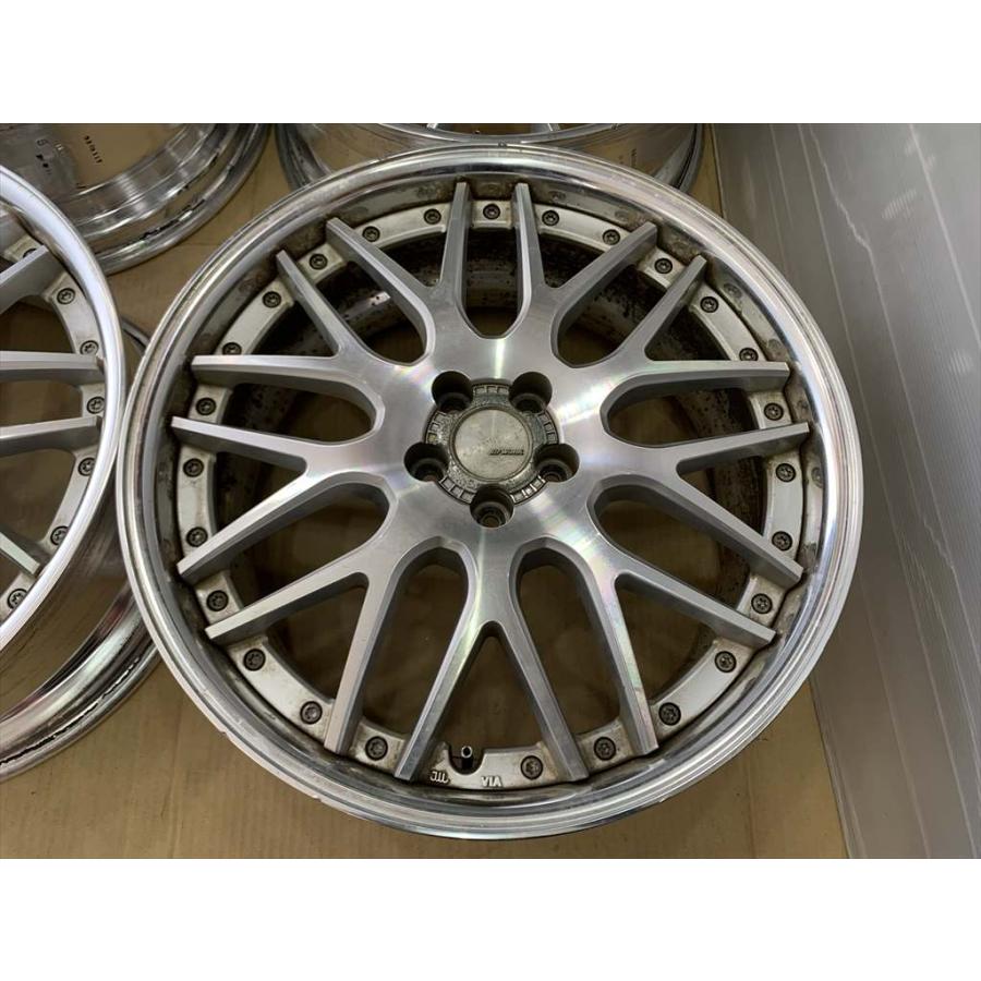 WORK WORK LANVEC LM1 2ピース 19 8j +53/+45 ポリッシュ 5穴 100 : タイヤホイール専門店グリップ ...