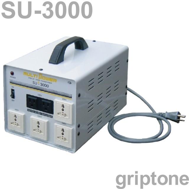 スワロー電機 変圧器 3000W マルチトランス SU-3000 保証付 AC100・110・120・200・220・230・240V⇔昇降圧 ...