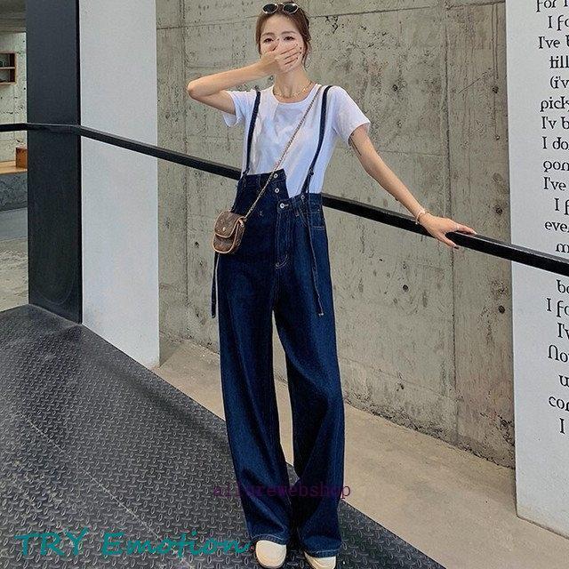 サロペット 20代 30代 40代 50代 デニム コーデ デニムパンツ レディース ファッション 女性 カジュアル 秋 春 夏服 アシンメトリーデニム 春夏秋 : GRITTER - 通販 ...