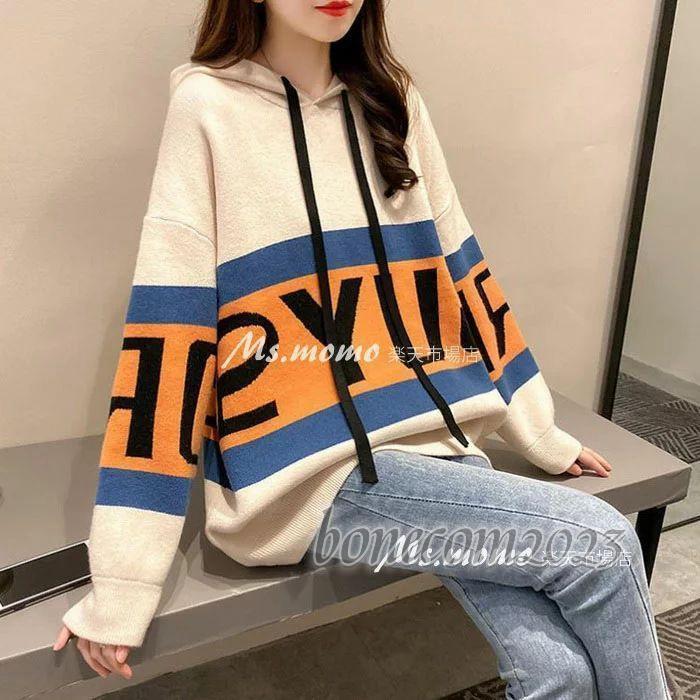 ニットトップス レディース 秋冬30代長袖ニットトップス ニット パーカー ゆったりプルオーバーニット ショット丈ニットソー オシャレ大人 カジュアル30代 : GRITTER - 通販 ...