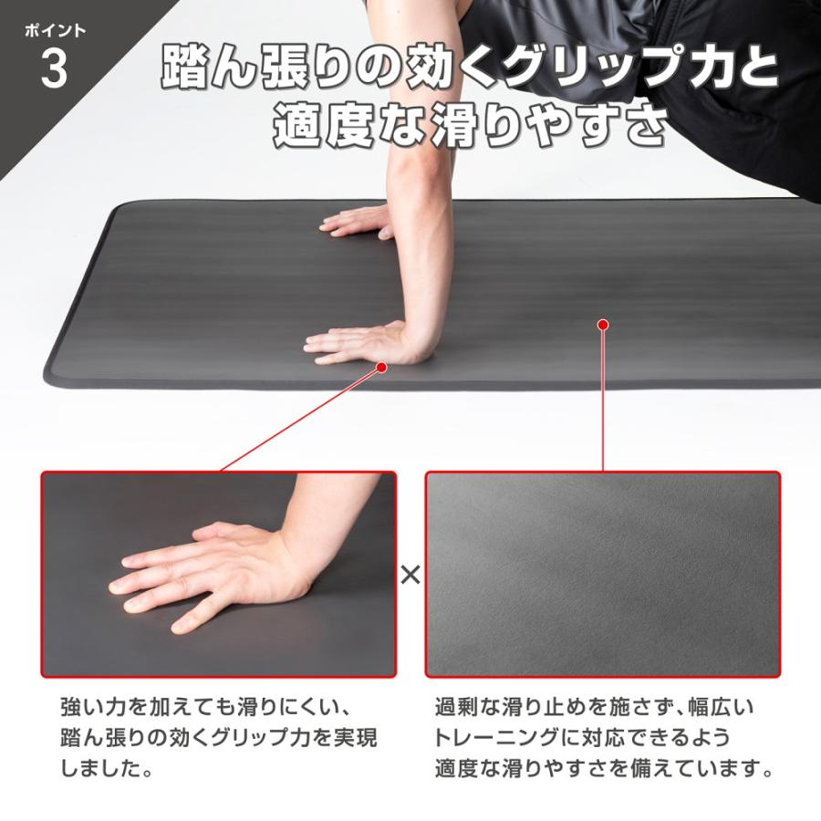 GronG グロング トレーニングマット ヨガマット 厚め 10mm 大きめ 186cm×90cm 前田トレーナー監修 ストレッチマット 筋トレマット 幅広 防音 : GronG Yahoo ...