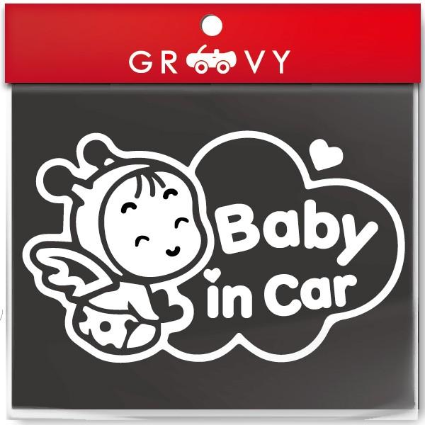 baby in car ステッカー ベビーインカー かわいい 赤ちゃん 子供 ハチ 着ぐるみ カッティング シール : CARE DESIGN ...