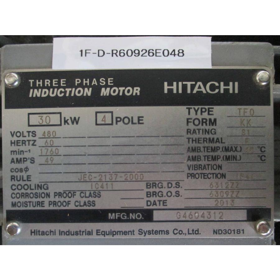 中古HITACHI TF0 INDUCTION MOTOR 30KW 4P ＜送料別＞ (1F-D-R60926E048) : 1f-d-r60926e048 : growdetrading ...