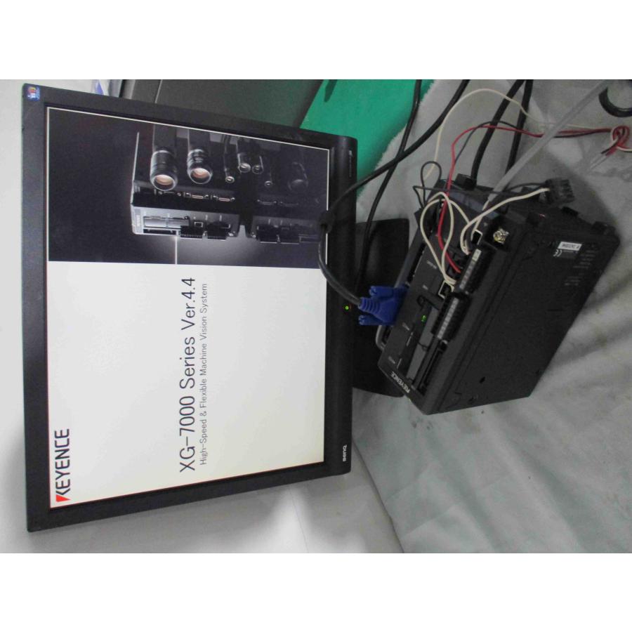 中古 KEYENCE XG-7000Series Ver.4.4 XG-7000/CA-CN5L*2/XG-035M*2 専用コンソール付＜通電OK＞(AACR41221A010 ...
