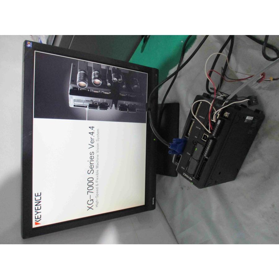 中古 KEYENCE XG-7000Series Ver.4.4 XG-7000/CA-CN5L*2/XG-035M*2 専用コンソール付＜通電OK＞(AACR41221A011 ...