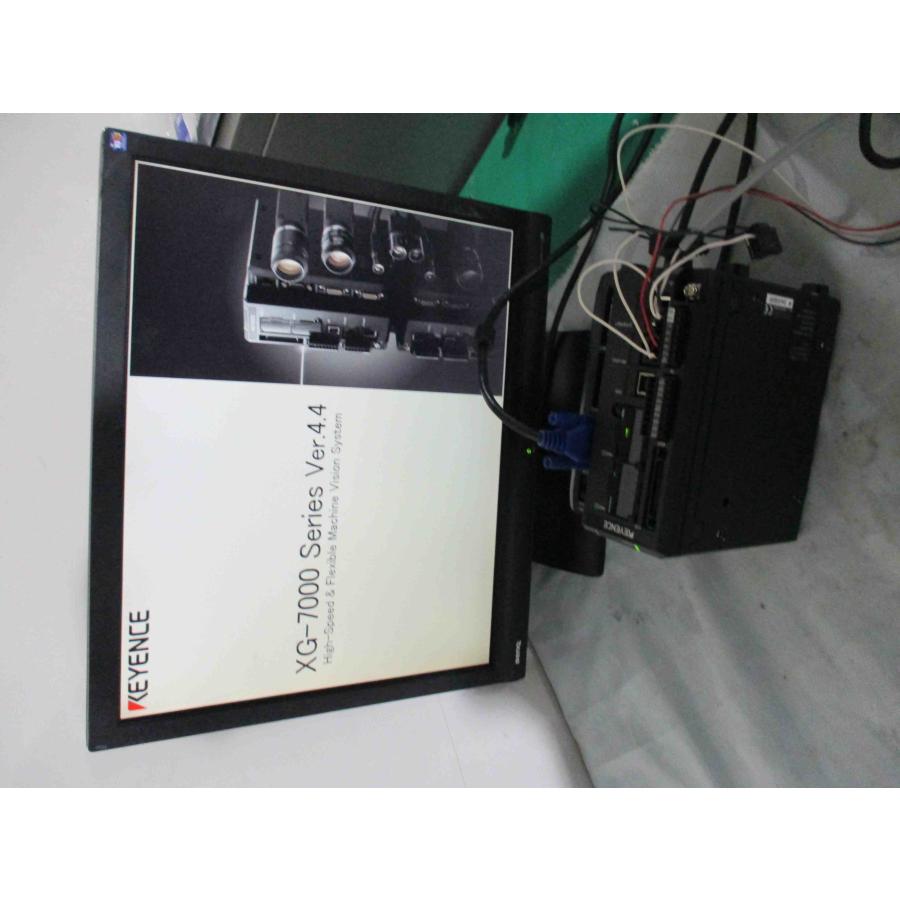 中古 KEYENCE XG-7000Series Ver.4.4 XG-7000/CA-CN5L*2/XG-035M*2 専用コンソール付＜通電OK＞(AACR41221A012 ...