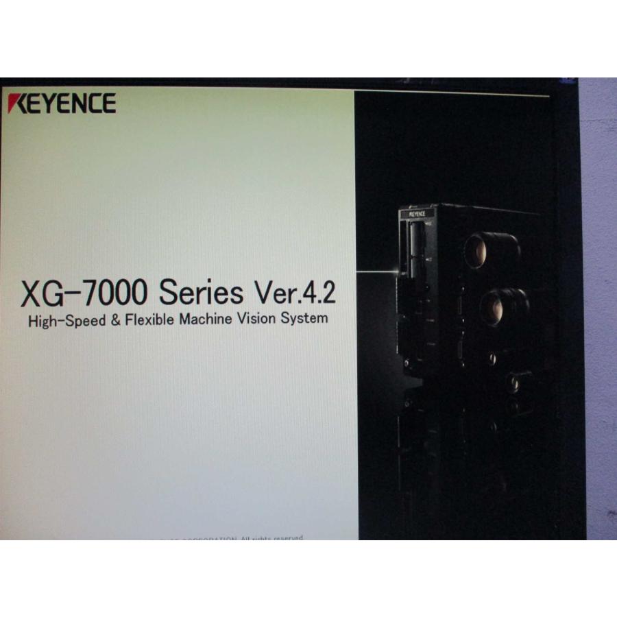 中古 KEYENCE XG-7000 Series Ver.4.2 XG-7500/CA-DC21E＜通電OK＞(AAER60914D015 ...