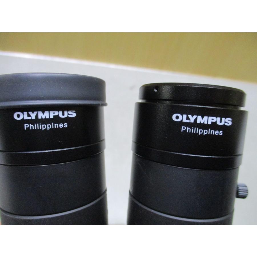中古 OLYMPUS SZ61/SZ2-STB3 実体 顕微鏡 110AL0.5X WD200 レンズ WHSZ20X-H/12.5 x2 (AAJR70405C084 ...