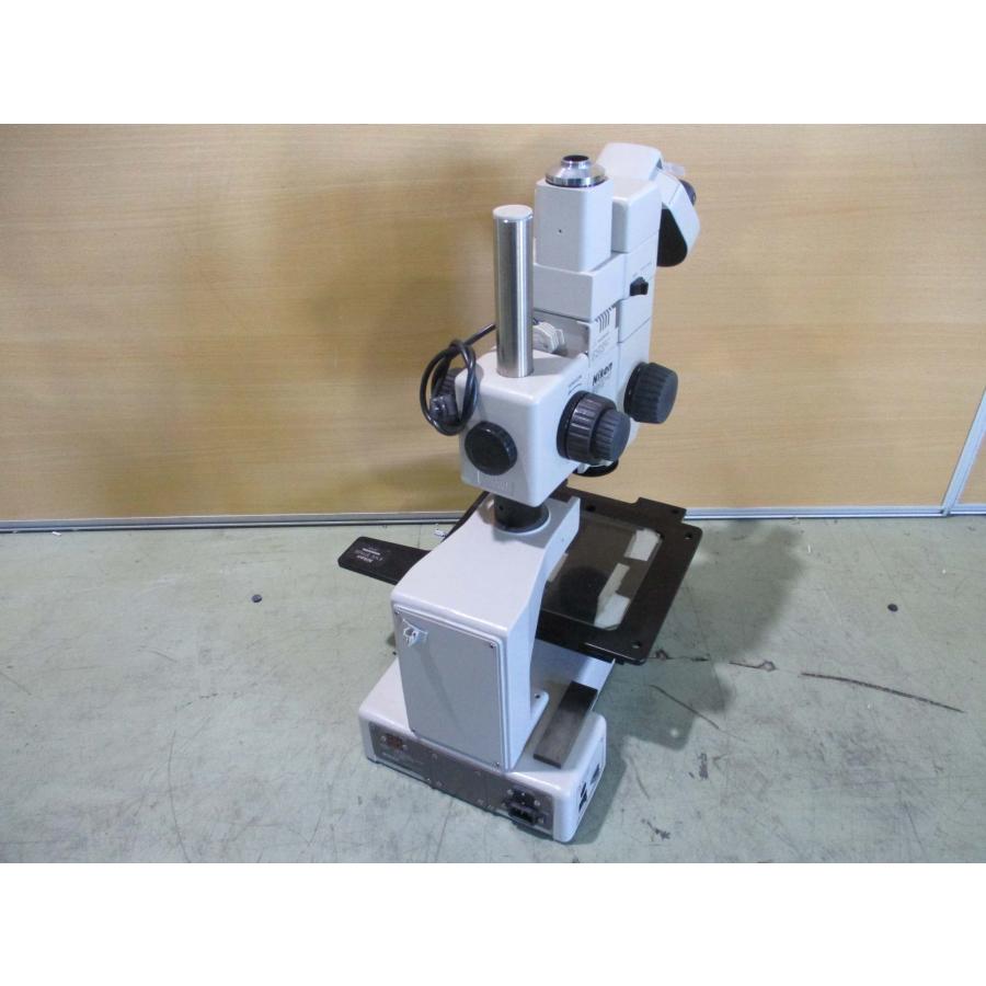 中古 Nikon Industrial Research Stereo Microscope 産業研究実体顕微鏡 SMZU-LSS+SMZ-U ...