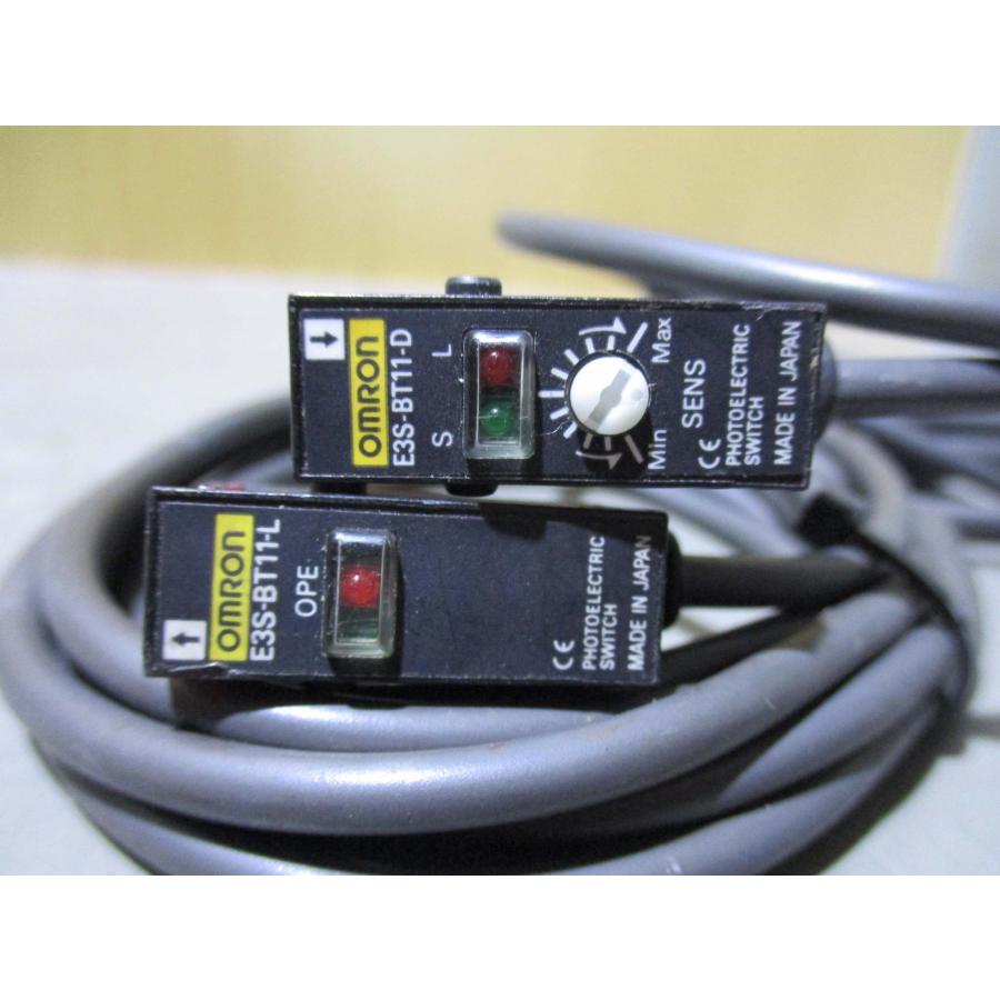 中古 Omron Photoelectric Switch Sensor E3S-BT11 (E3S-BT11-D & E3S-BT11-L) 3セット(AAPR50329C025 ...