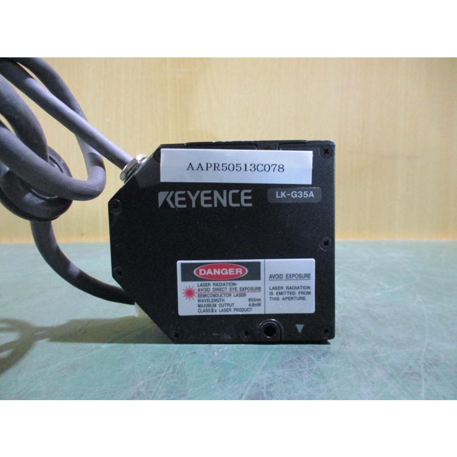 中古 KEYENCE LK-G35A 1521305 高速・高精度CCDレーザ変位計/高精度センサヘッド(AAPR50513C078) : growdetrading Yahoo!ショップ ...