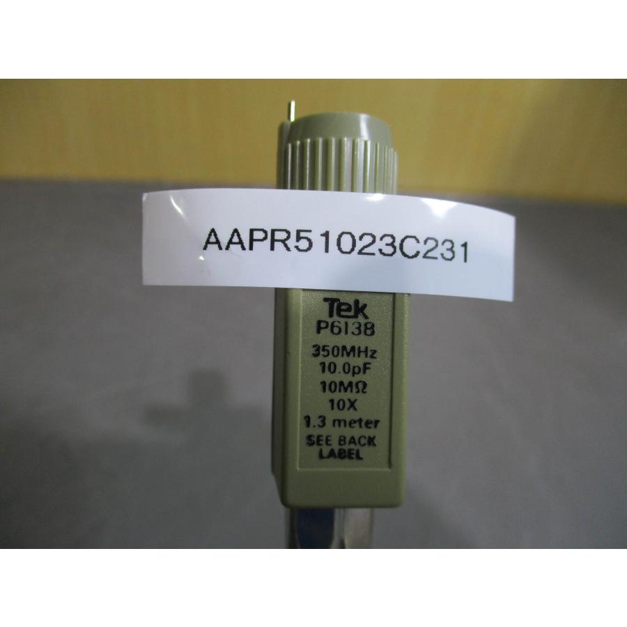 中古 TEK Tektronix P6138 PROBE 350MHz 1:10 プローブ オシロスコープ (AAPR51023C231 ...
